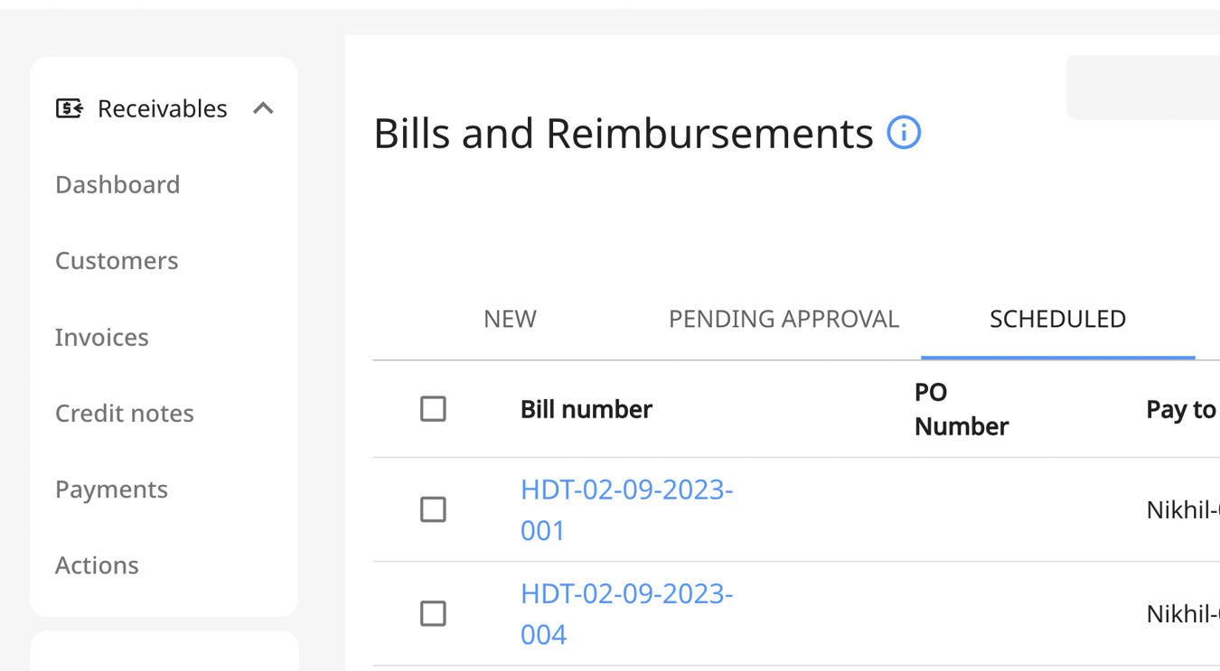 How can I make partial payments for a bill?